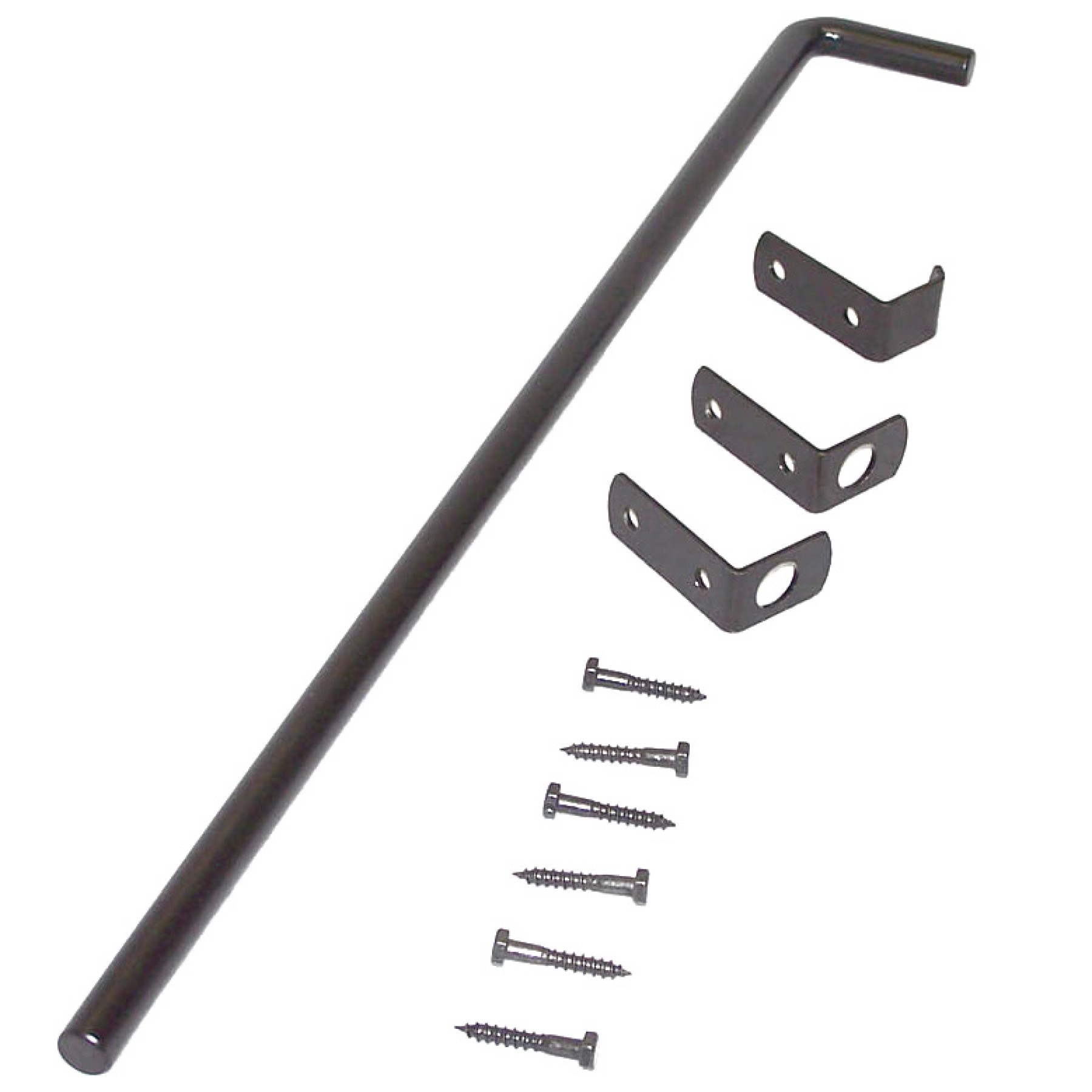 Chain Link 24" Domestic Cane Bolt Assembly - Wood Fence Cane Bolt and ...