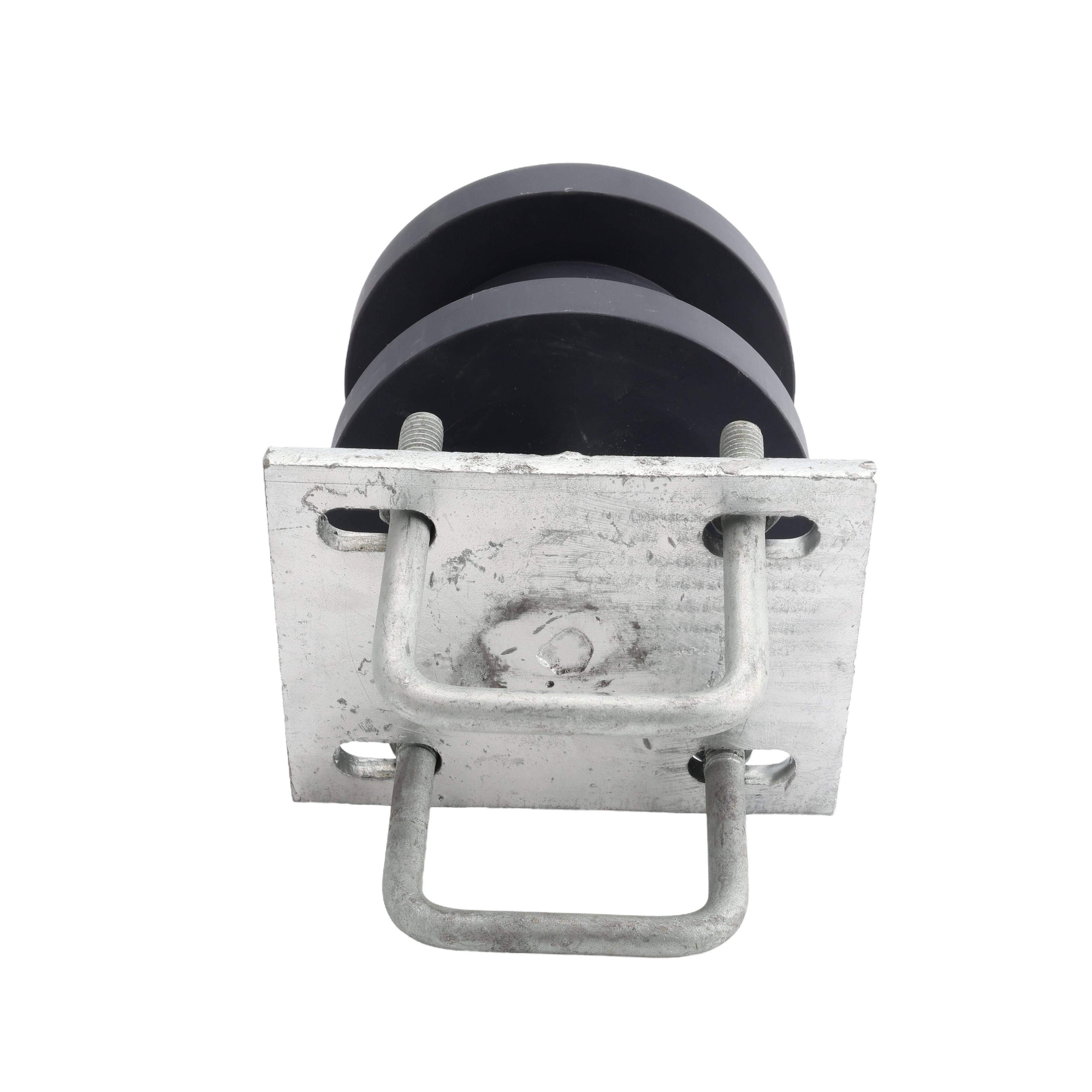 3" Square Post x 2" Square Gate Frame Nylon Cantilever Roller for Chain ...