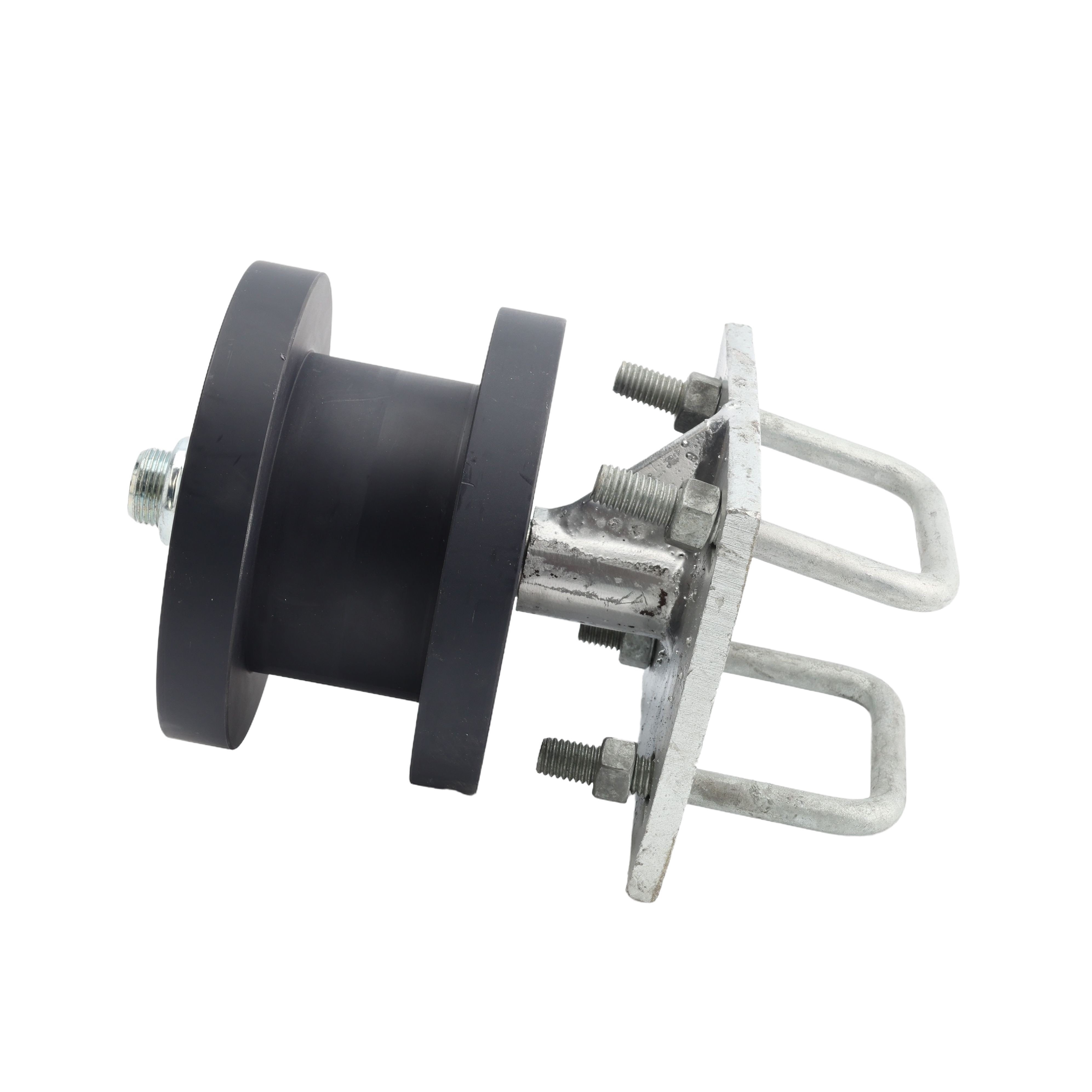 3" Square Post x 2" Square Gate Frame Nylon Cantilever Roller for Chain ...