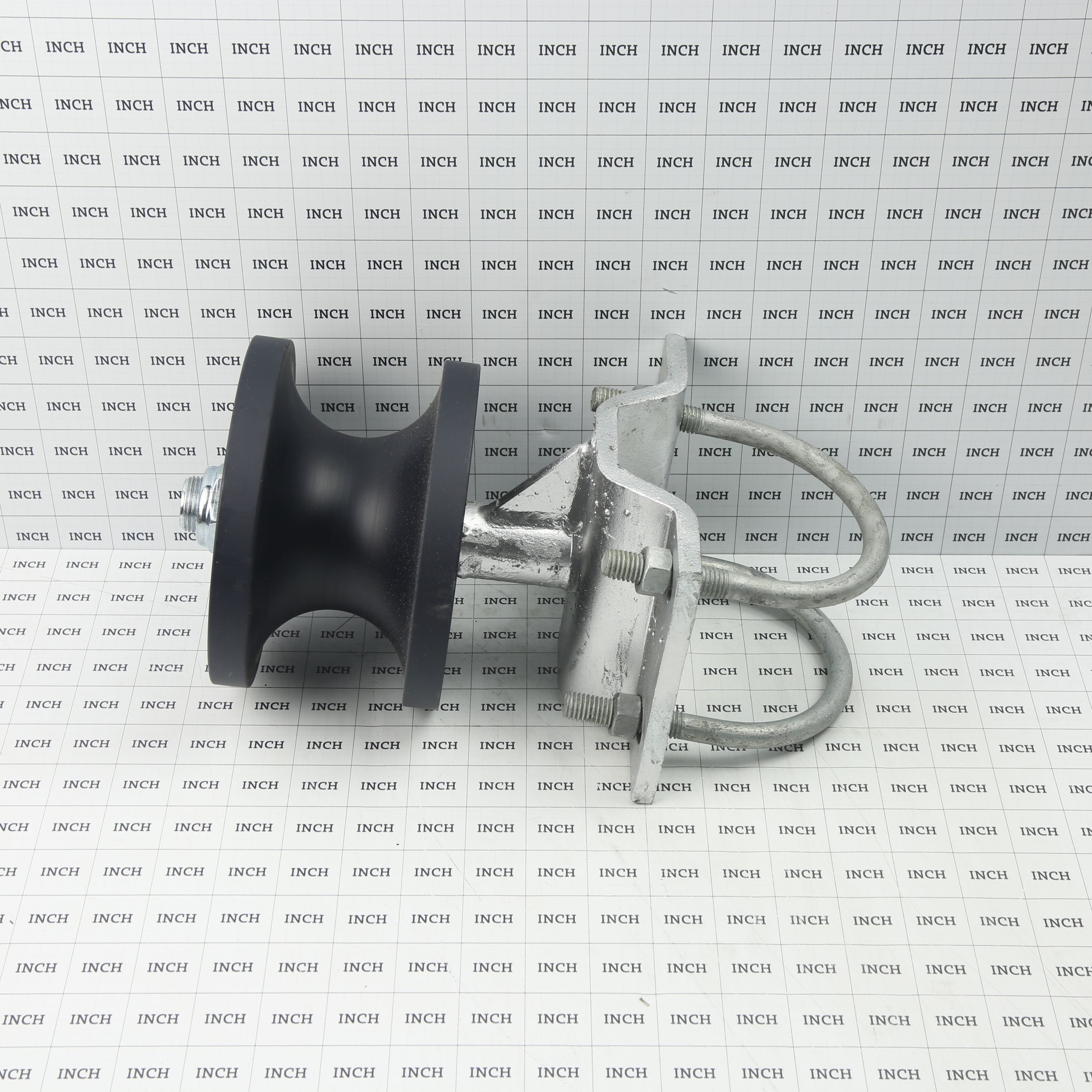Chain Link 4" Round Post x 2 1/2" [2 3/8" OD] Round Gate Frame Nylon ...