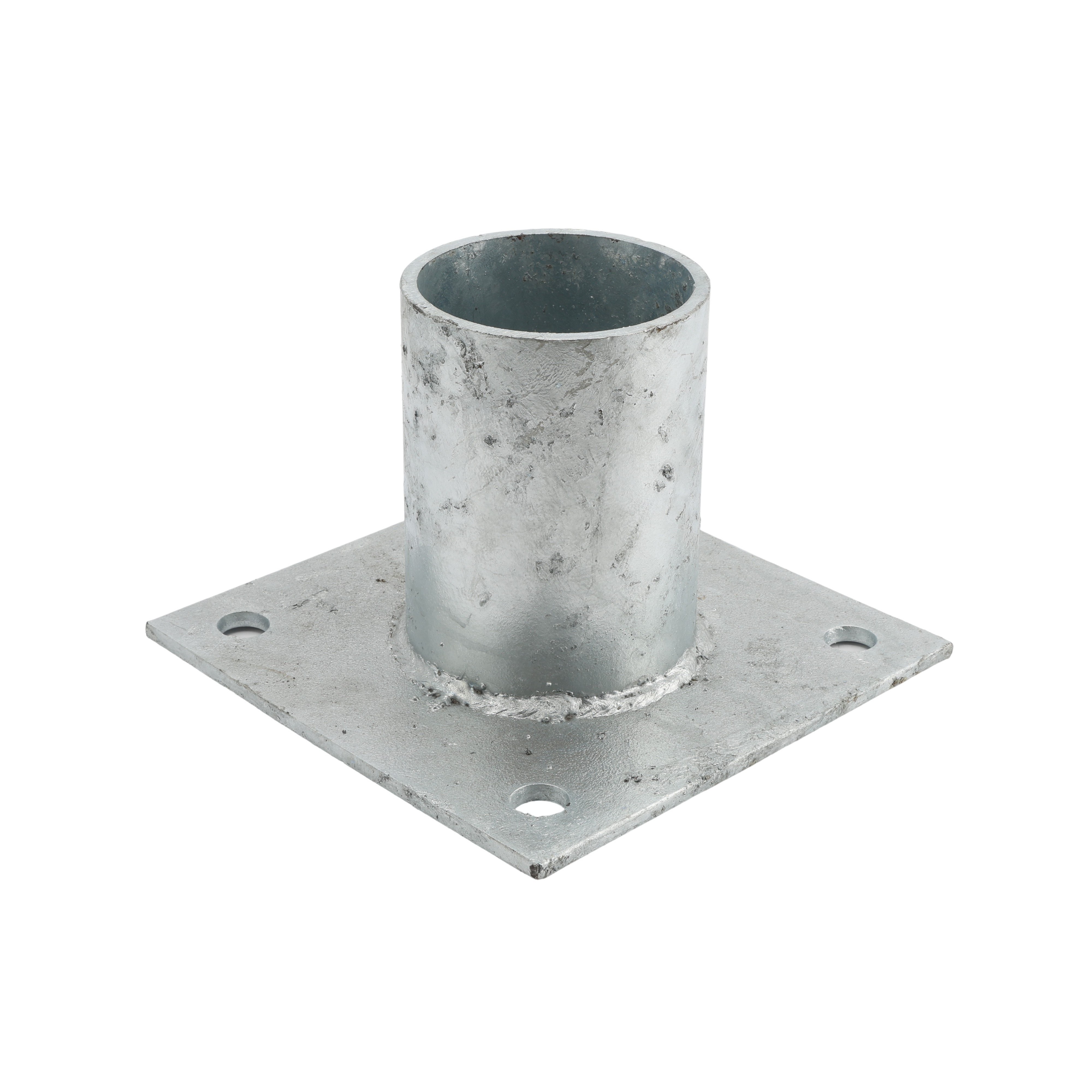 Chain Link 3 1/2" Domestic Post Floor Flanges - Pressed Steel Surface ...
