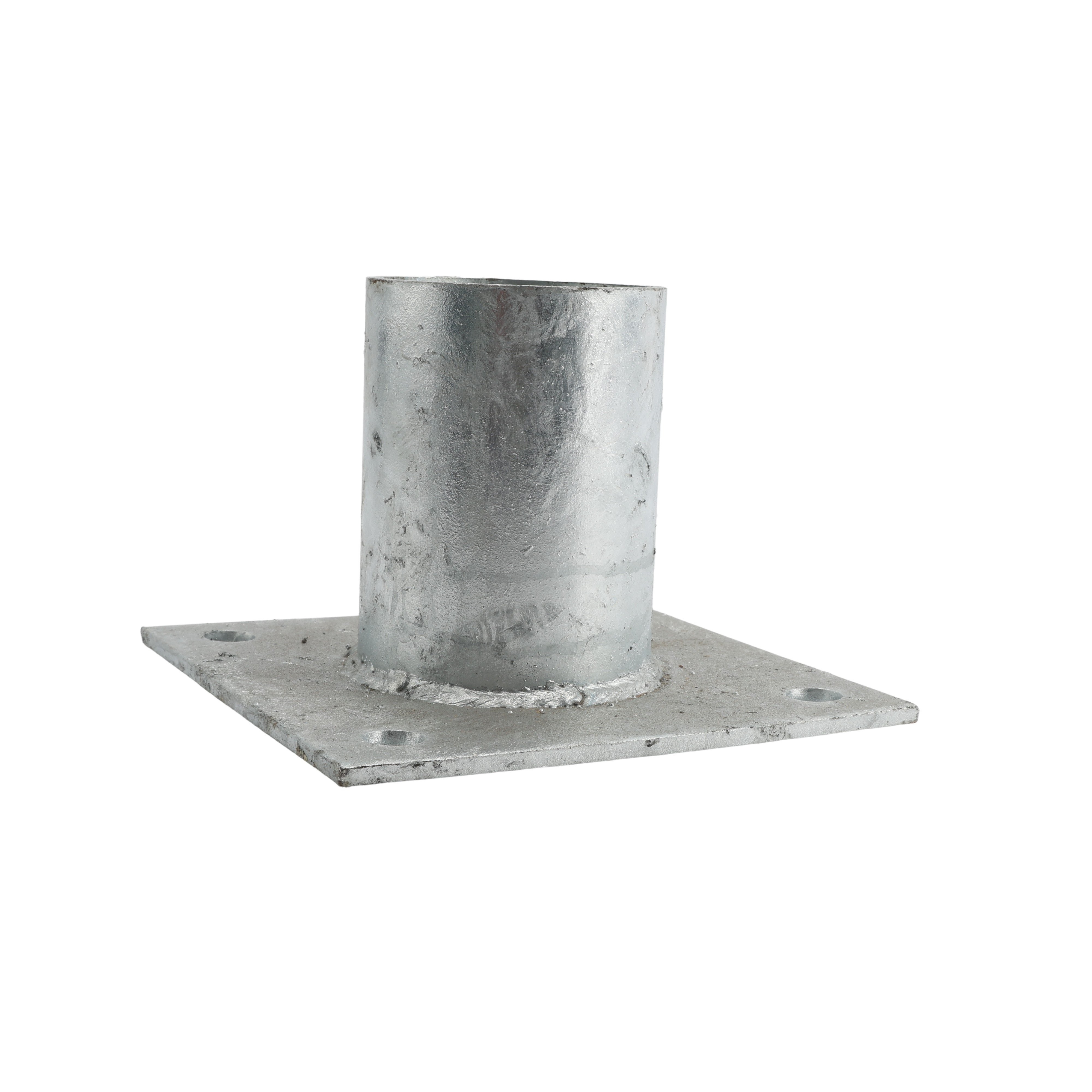 Chain Link 3 1/2" Domestic Post Floor Flanges - Pressed Steel Surface ...