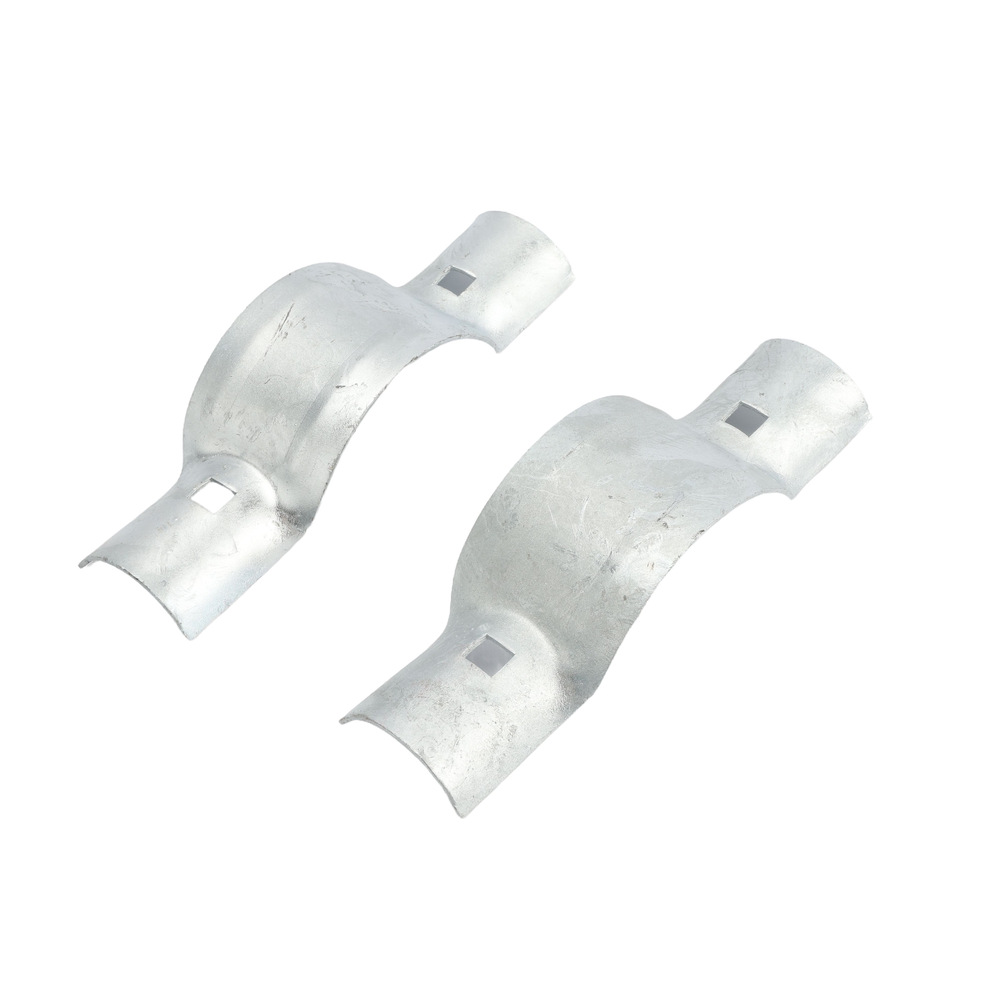 Chain Link 4" Post x 2" Rail Domestic Line Rail Clamps (Fits 1 7/8" OD ...