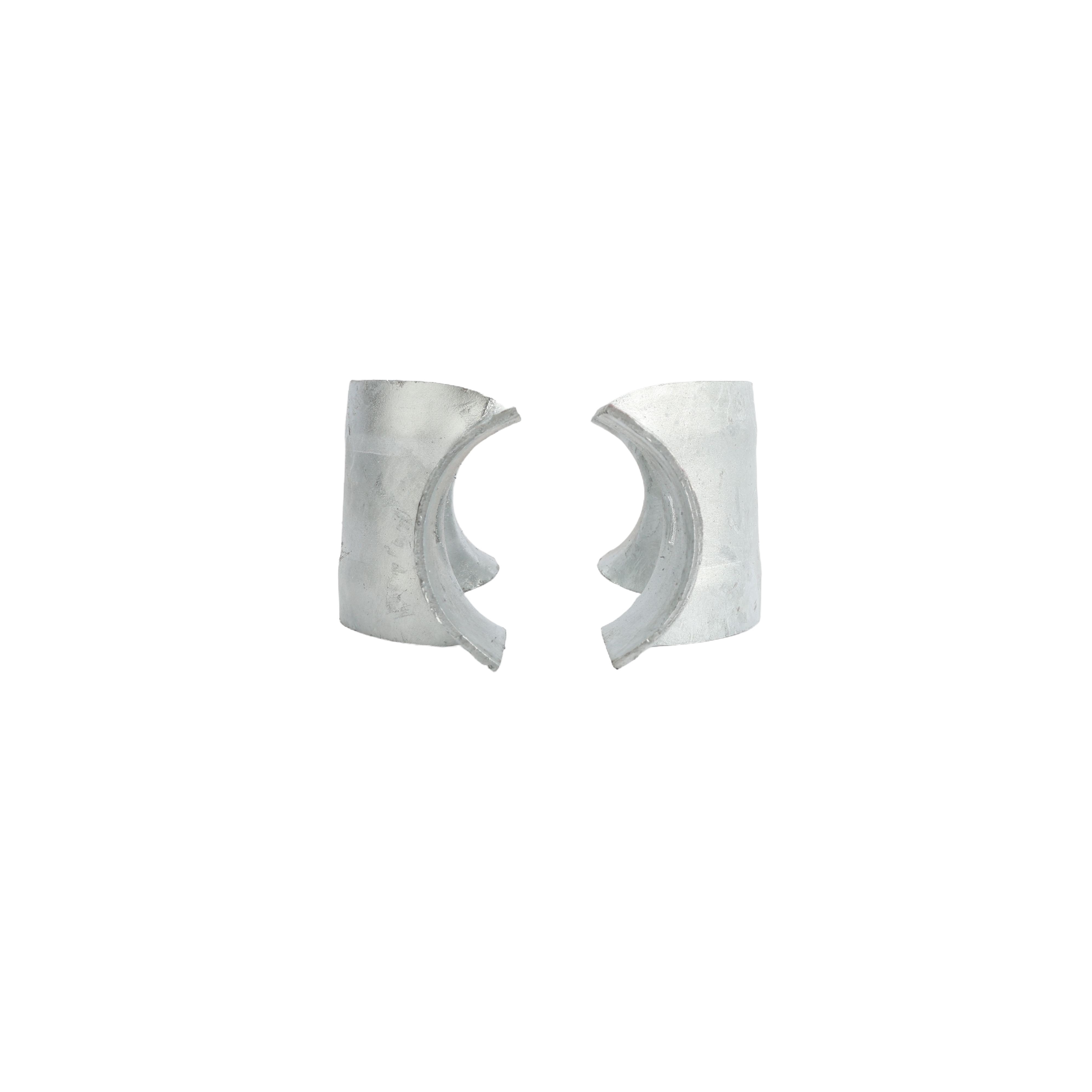 Chain Link 4" Post x 2" Rail Domestic Line Rail Clamps (Fits 1 7/8" OD ...