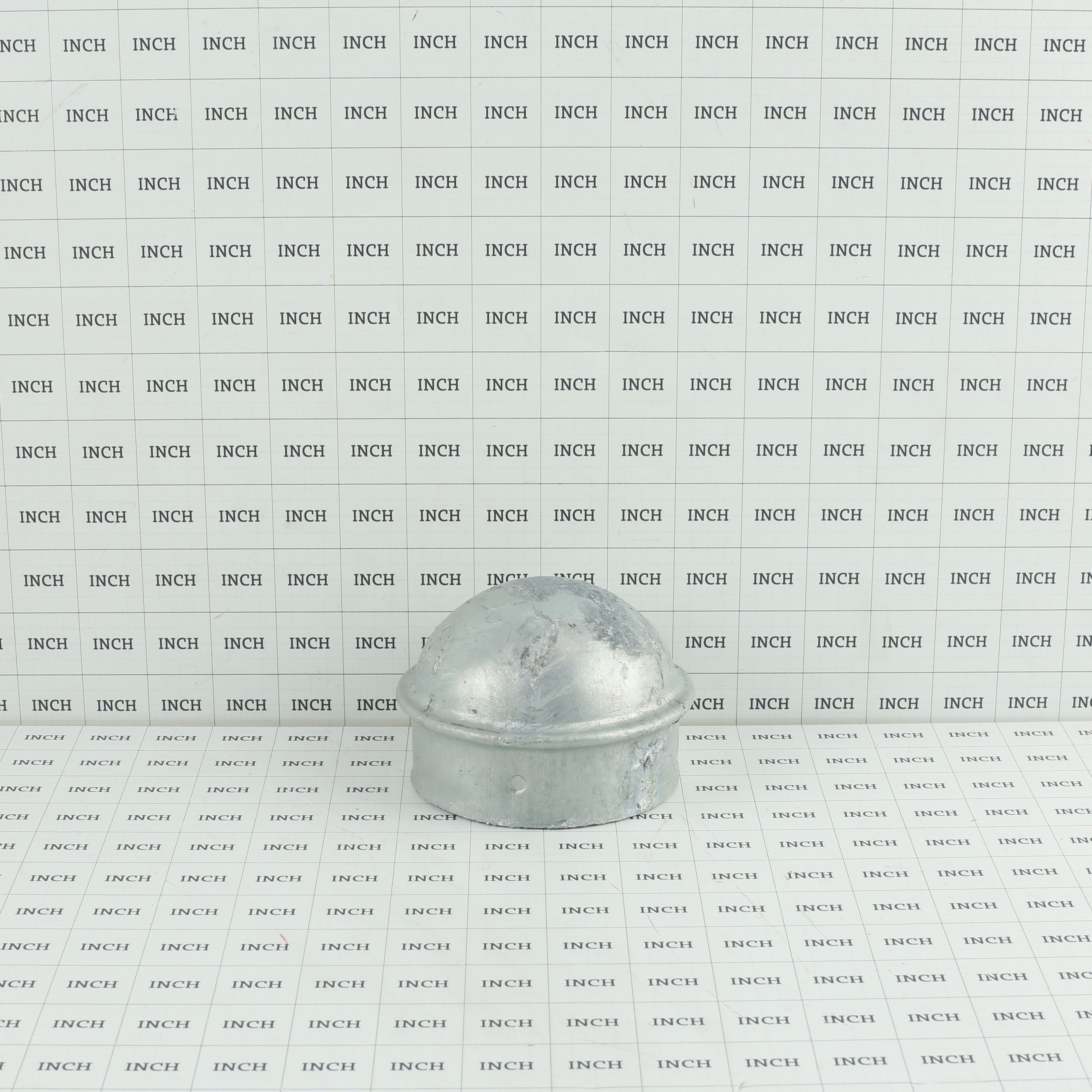 Chain Link 3 1/2" [3 1/2" OD] Domestic Galvanized Round Dome External ...