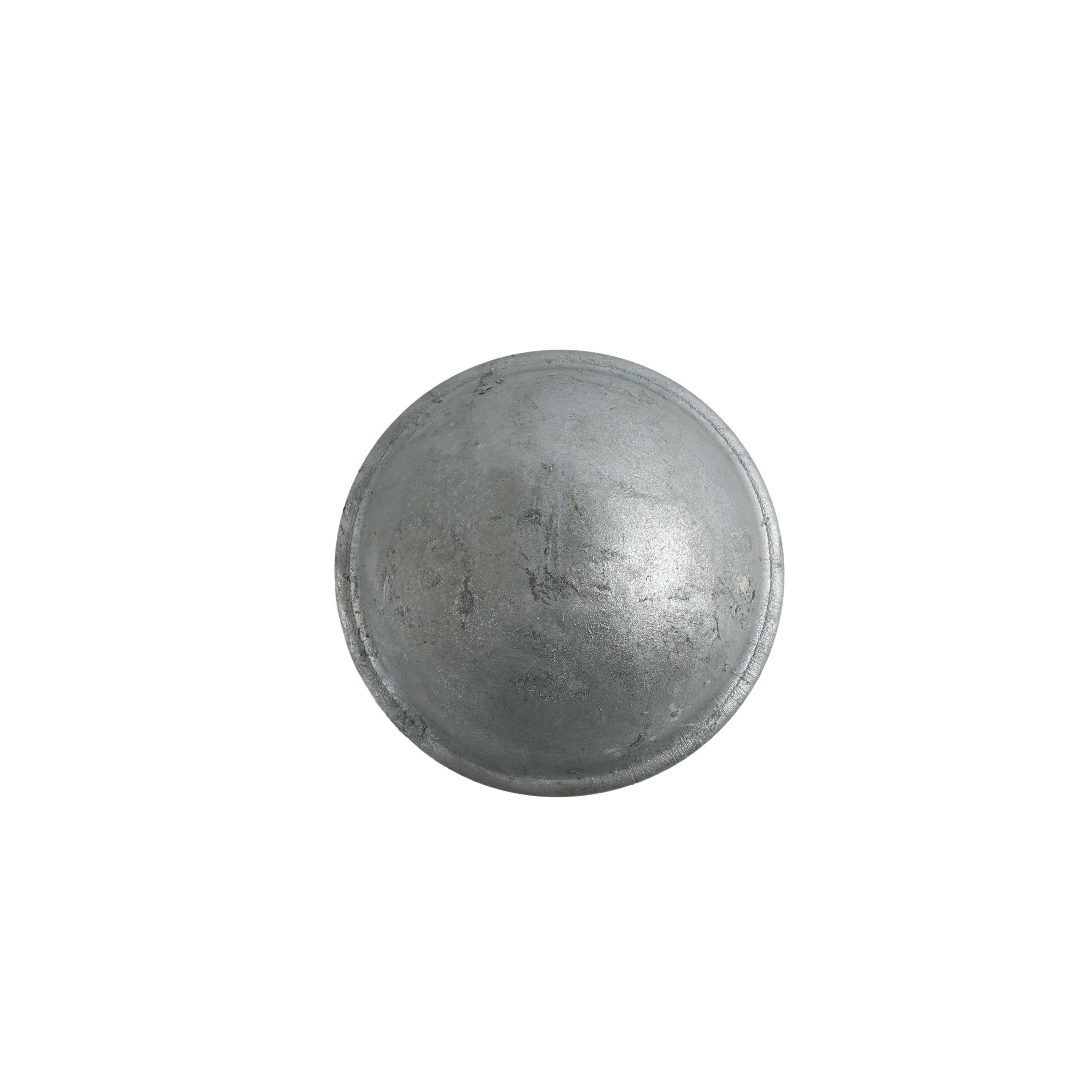 Chain Link 3" [2 7/8" OD] Domestic Galvanized Round Dome External Fence ...