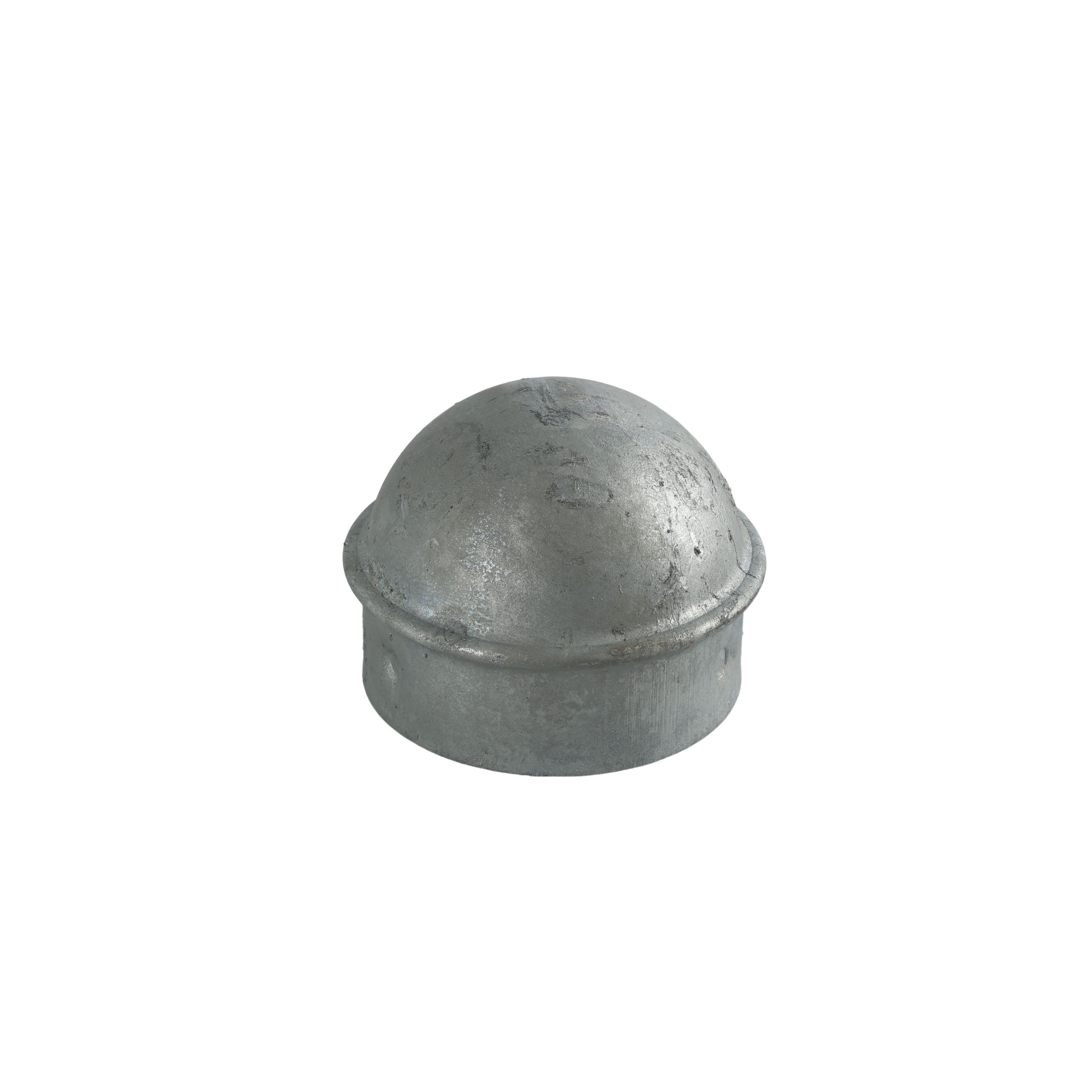 Chain Link 3" [2 7/8" OD] Domestic Galvanized Round Dome External Fence ...