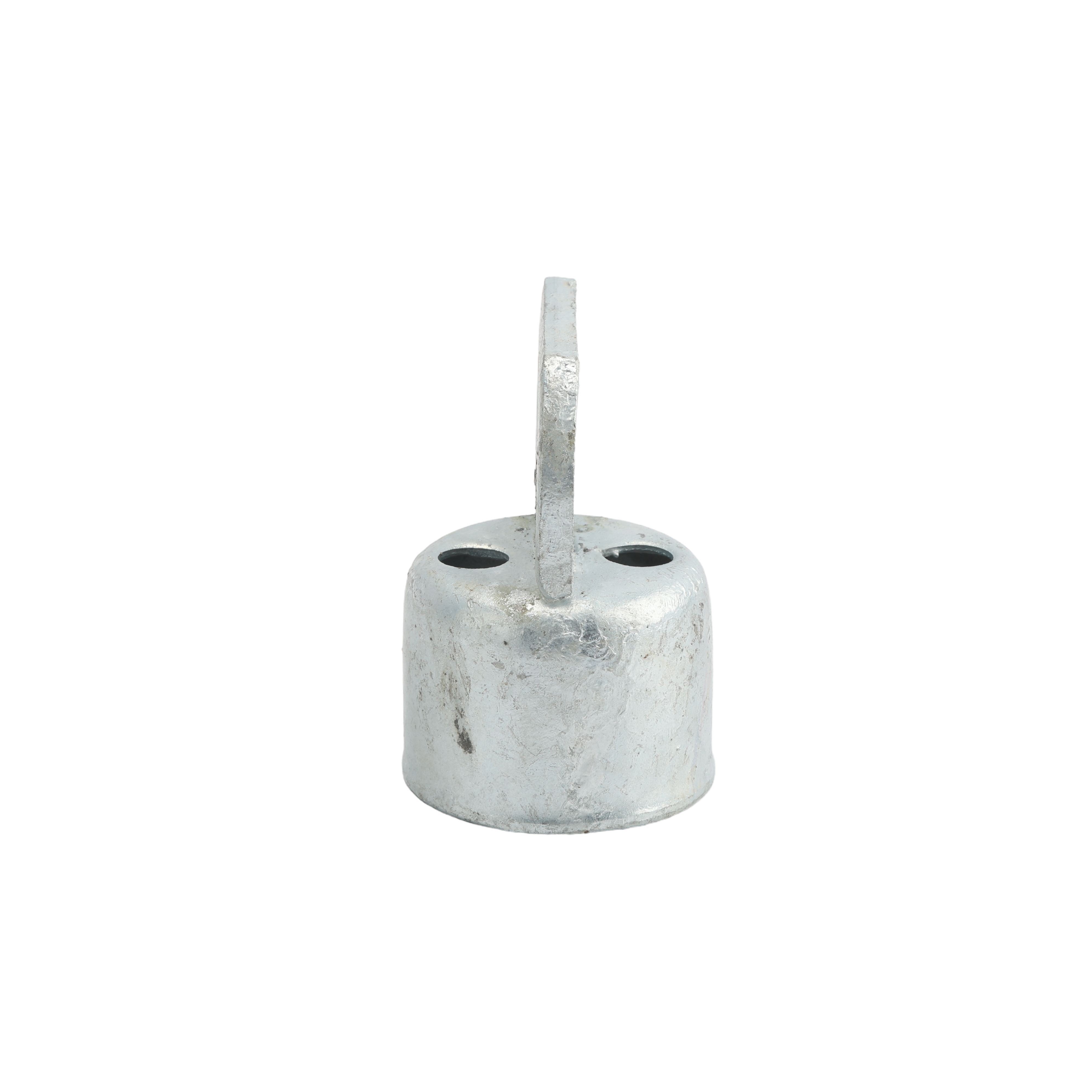 Chain Link 1 5/8" Domestic Brace Rail Ends - Pressed Steel | Domestic ...