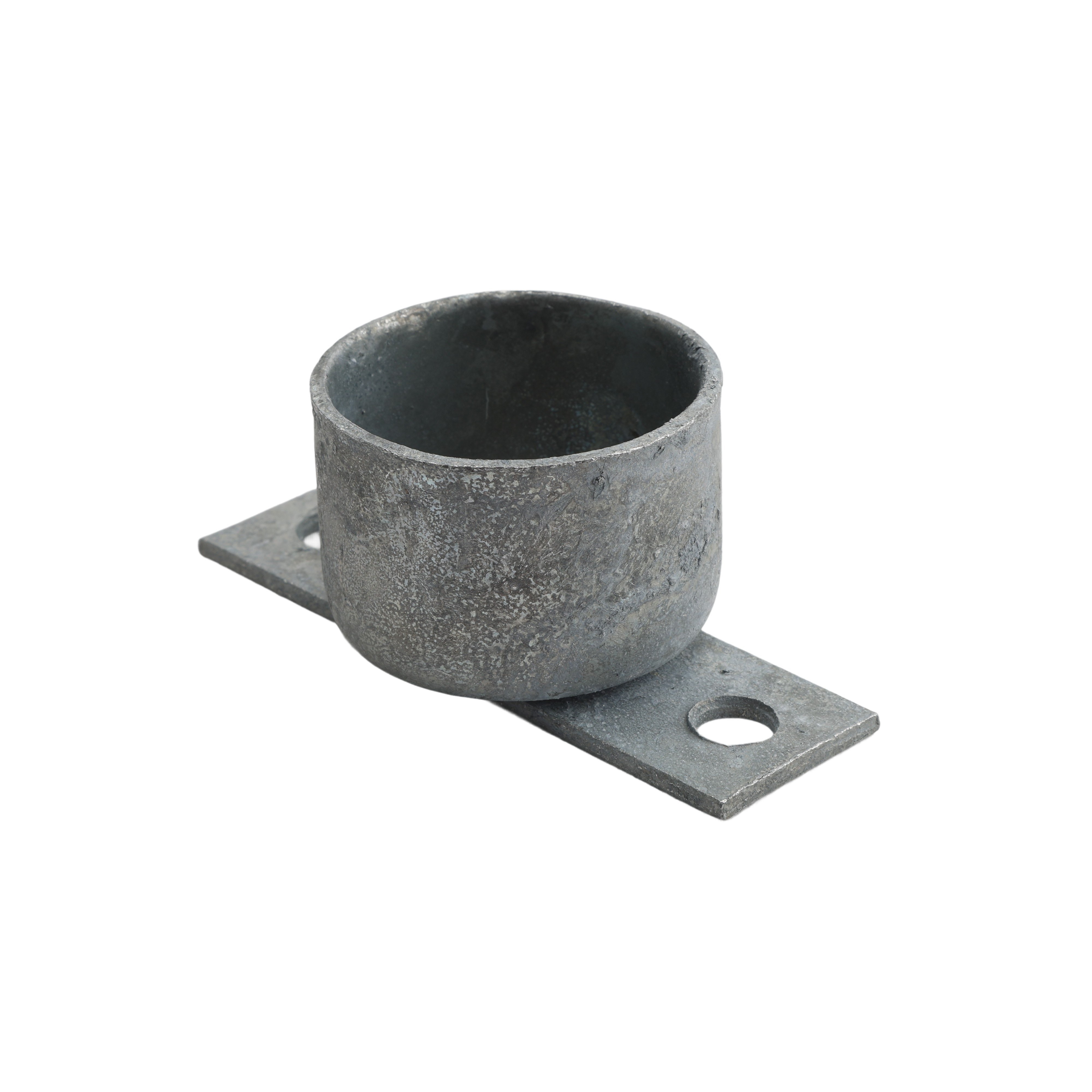 Chain Link Domestic Wall Mount Brace Rail End Bracket for 2" Post (1 7/ ...