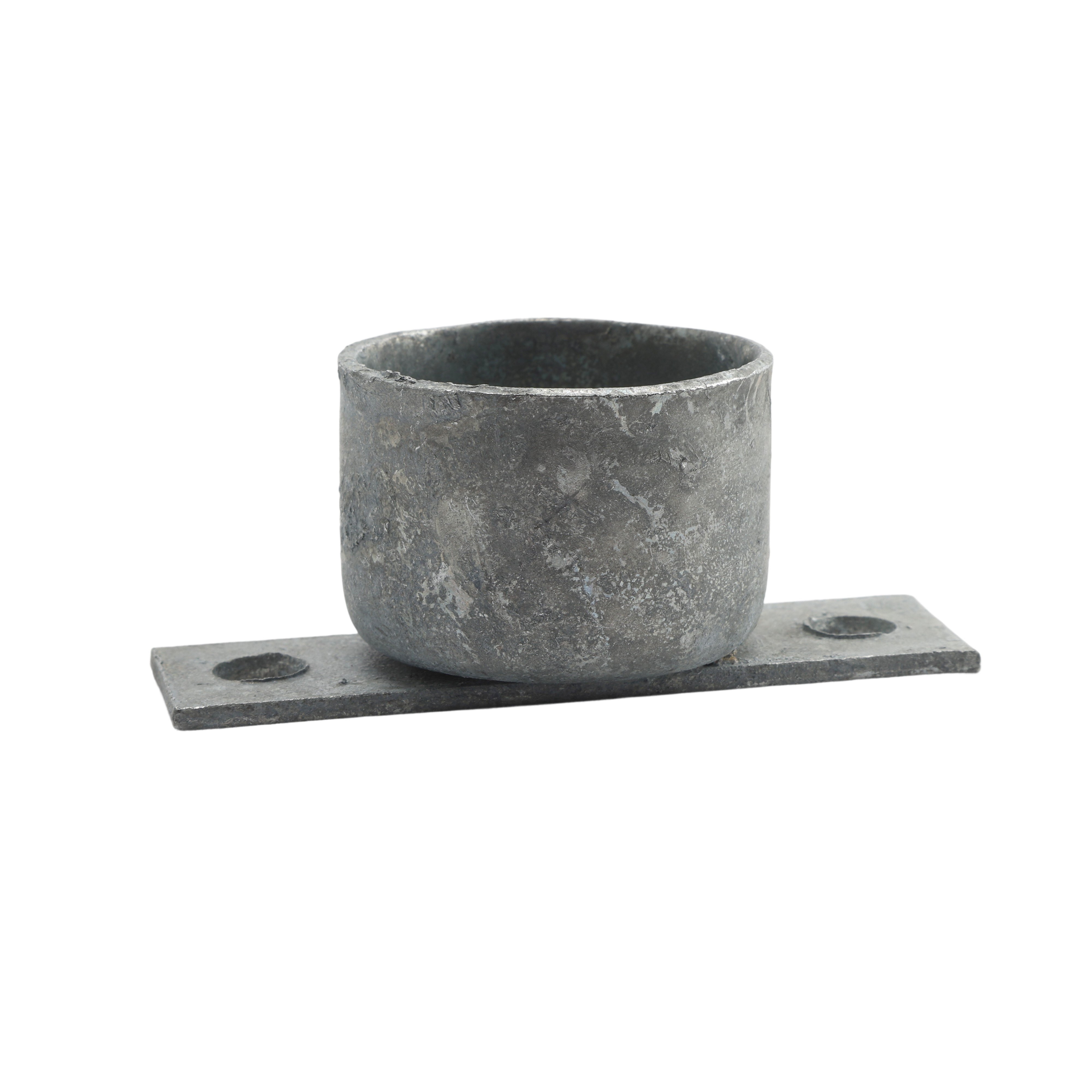 Chain Link Domestic Wall Mount Brace Rail End Bracket for 2" Post (1 7/ ...