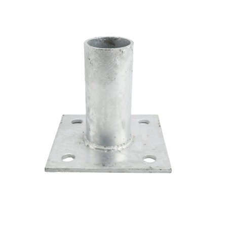 Domestic Fence Post Floor Flanges - Chain Link Fittings | Domestic ...
